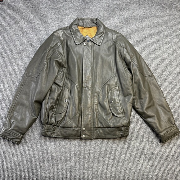 William Barry | Jackets & Coats | Vintage William Barry Leather Jacket ...
